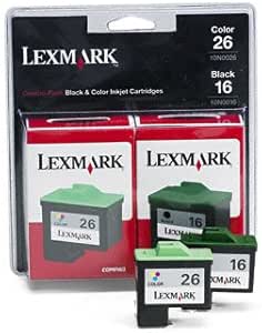 Amazon.co.jp: Lexmark 10 N0202 OEMインク – ( # 16 / # 26 ) z13 z23 z25 z33 ...