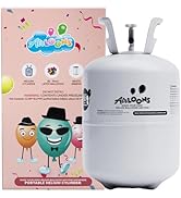 Amazon.com: Airloons 9.5in Standard Helium Balloon Kit - Disposable ...