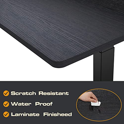 Snapklik.com : Desk Top Solid One-Piece Desktop For Electric Height ...