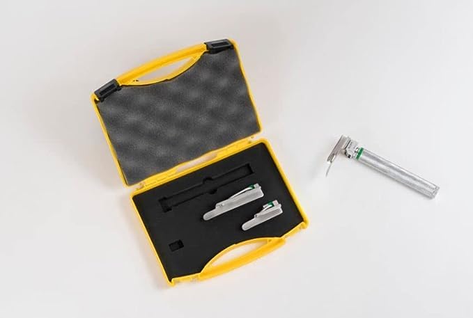 Scope Medical Laryngoscope-Modular Set 1 with Fiber Optic Blades, Slim ...