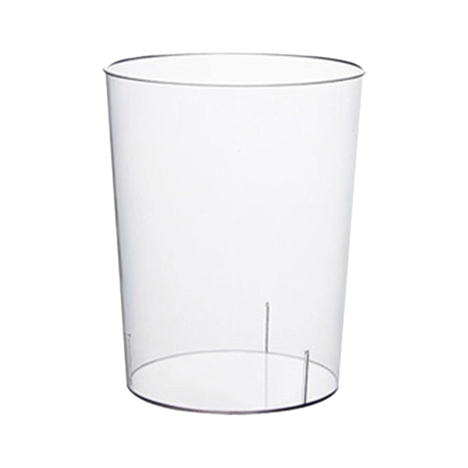 Amazon.com: Modern Trash Can Clear Trash Can for Desk Rubbish Bin Round ...