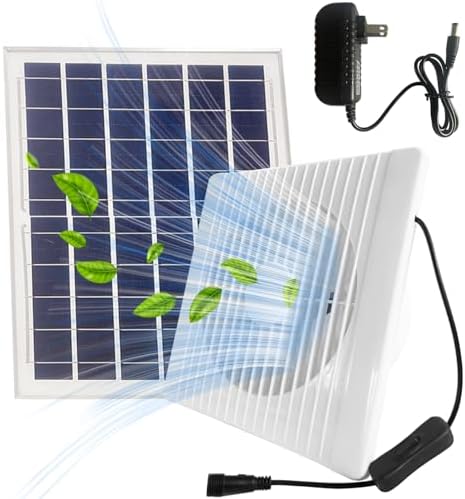 Amazon.com : Diydeg Solar Powered Fan Kit, 100W 12V 10in Waterproof ...