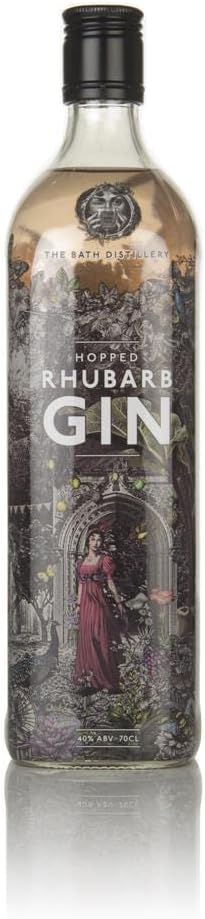 Bath Gin - Hopped Rhubarb Edition Flavoured Gin : Amazon.co.uk: Grocery