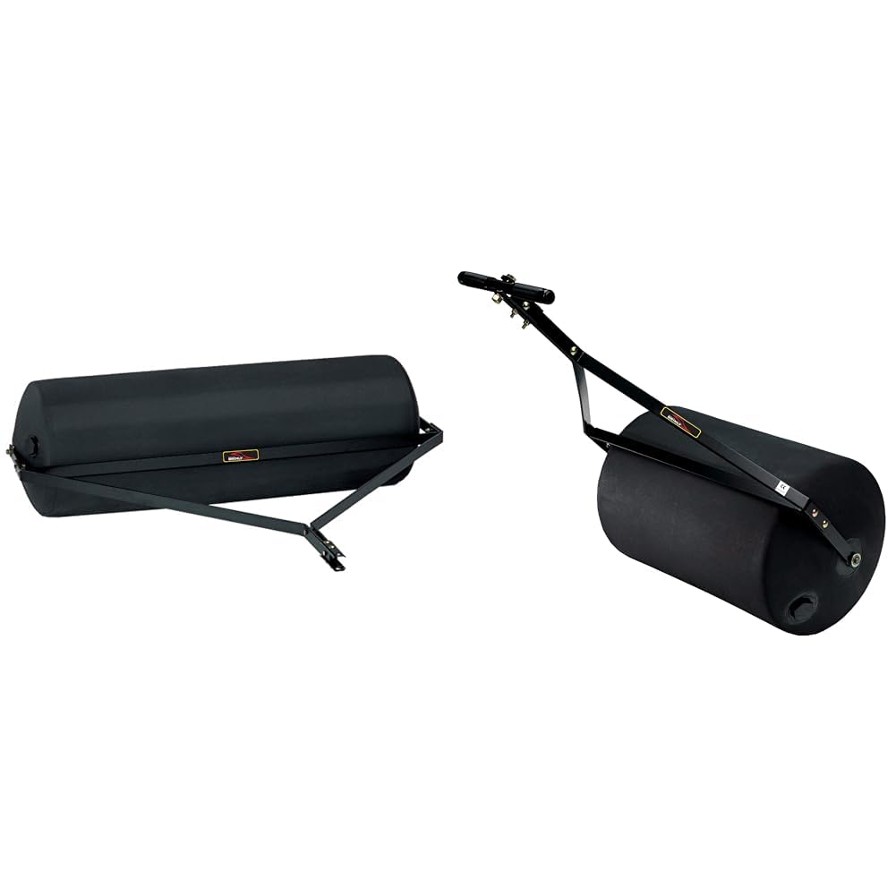 Amazon.com : Brinly PRT-482SBHC-A 485 lb. Tow Behind Poly Lawn Roller ...