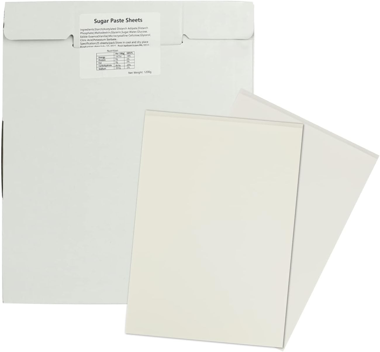 Amazon.com: Mtcolors 25pcs Edible Paper A4 Size, Resealable Icing ...