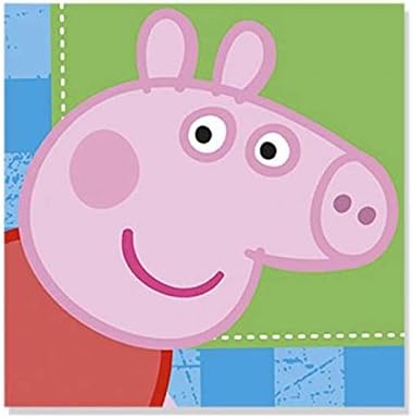 Peppa Pig Blue Napkins, pack of 16 : Amazon.co.uk: Toys & Games