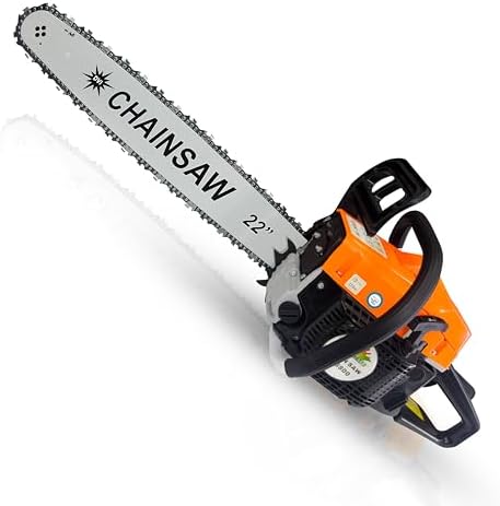 DVI ALPHA ITALY HEAVY DUTY 22"inch HARVESTOR CHAIN SAW, 58cc 2 stroke ...