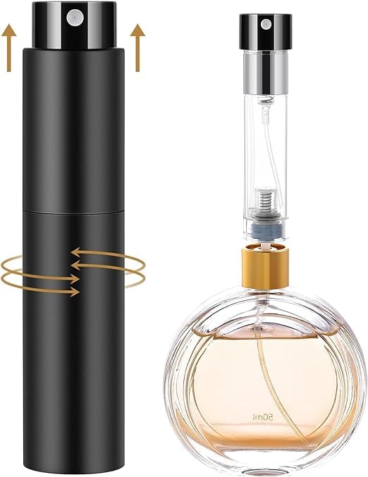 Hidak Refillable Perfume Bottle Mini Travel Empty Spray Bottle with ...