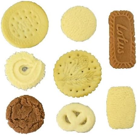Amazon.com: Luckforest Fake Cookies, 20Pcs 5 Styles Artificial Biscuits ...