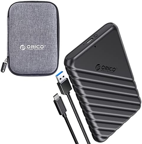 Amazon.com: ORICO 2.5 inch External Hard Drive Enclosure USB C to 7/9 ...