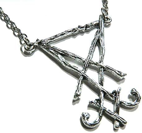 Amazon.com: Sigil of Lucifer Morningstar Made of Branches Pendant on ...