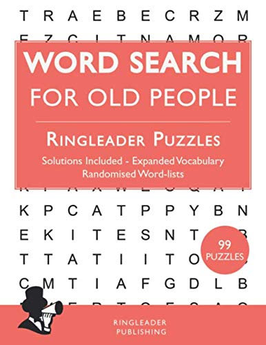 Word Search For Old People: 99 Wordsearches For Older Adults and ...