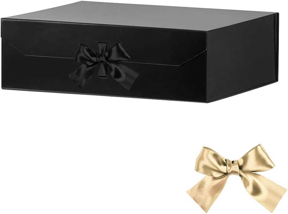 Amazon.com: Extra Large Black Gift Box 19x16x6 Inches, Huge Gift Boxes ...