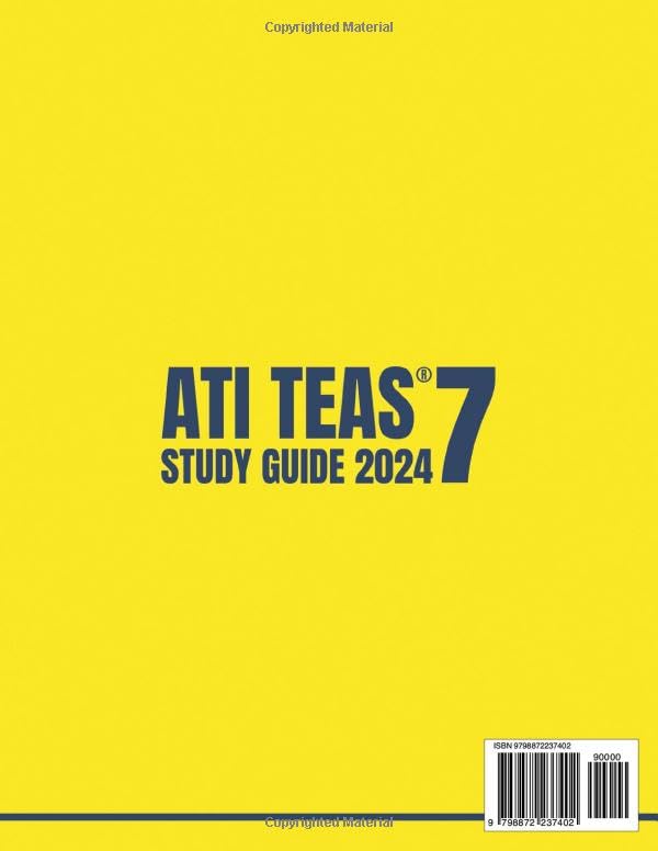 Snapklik.com : ATI TEAS 7 STUDY GUIDE 2024: The One-Stop Solution For ...