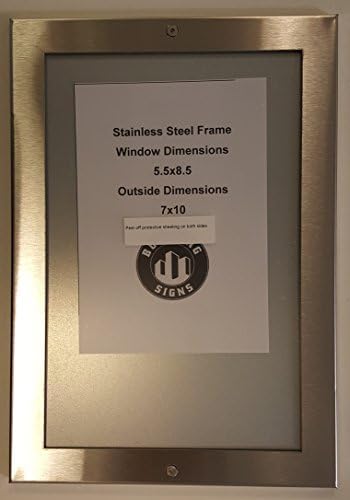 Amazon.com - Elevator Permit frame 4x6 stainless Stell( Heavy Duty ...