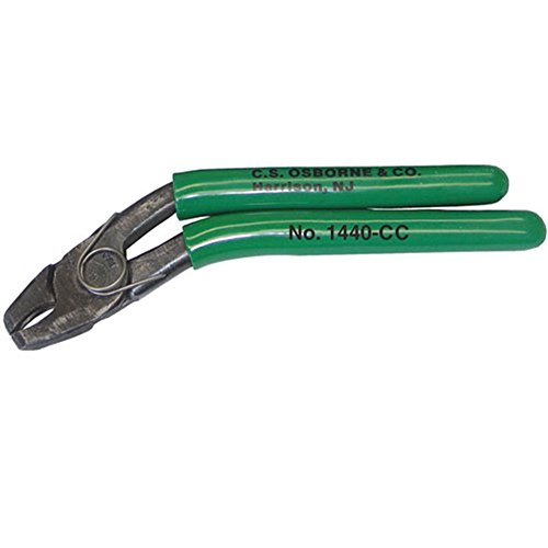 C.S. Osborne 1440 Closing Spring Hog Ring Pliers (1440-CC Curved ...