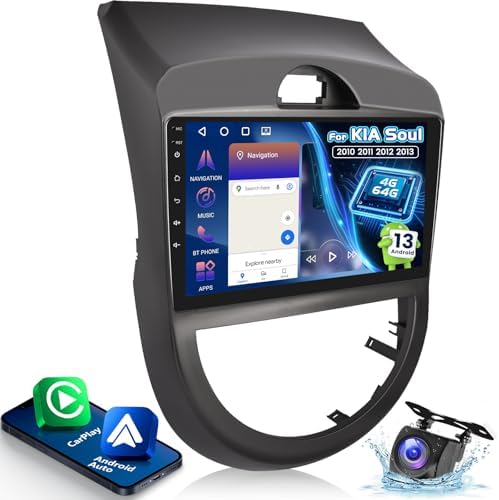 Amazon.com: [4+64G] Upgrade Radio for KIA Soul 2010 2011 2012 2013-9 ...