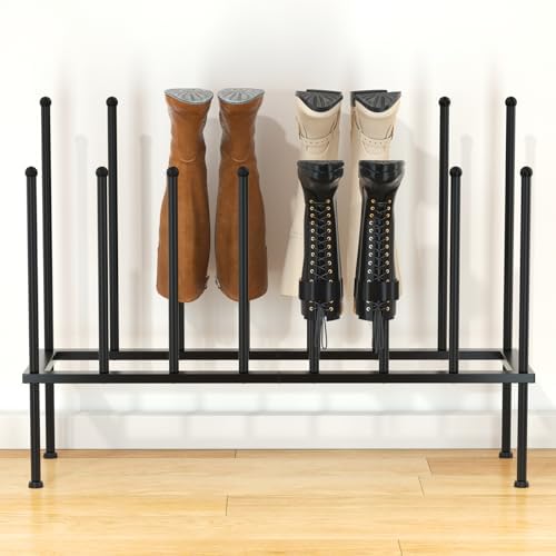 Amazon.com: ANBOXIT Boot Rack Organizer Tall Boots, Sturdy Metal Boot ...
