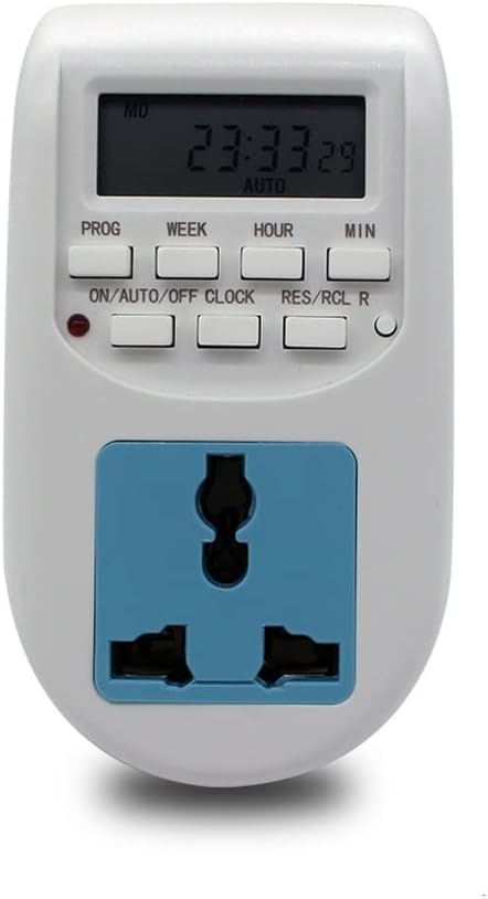 Amazon.com: WSJIE Digital Time Switch Timer UK/EU Socket Weekly ...