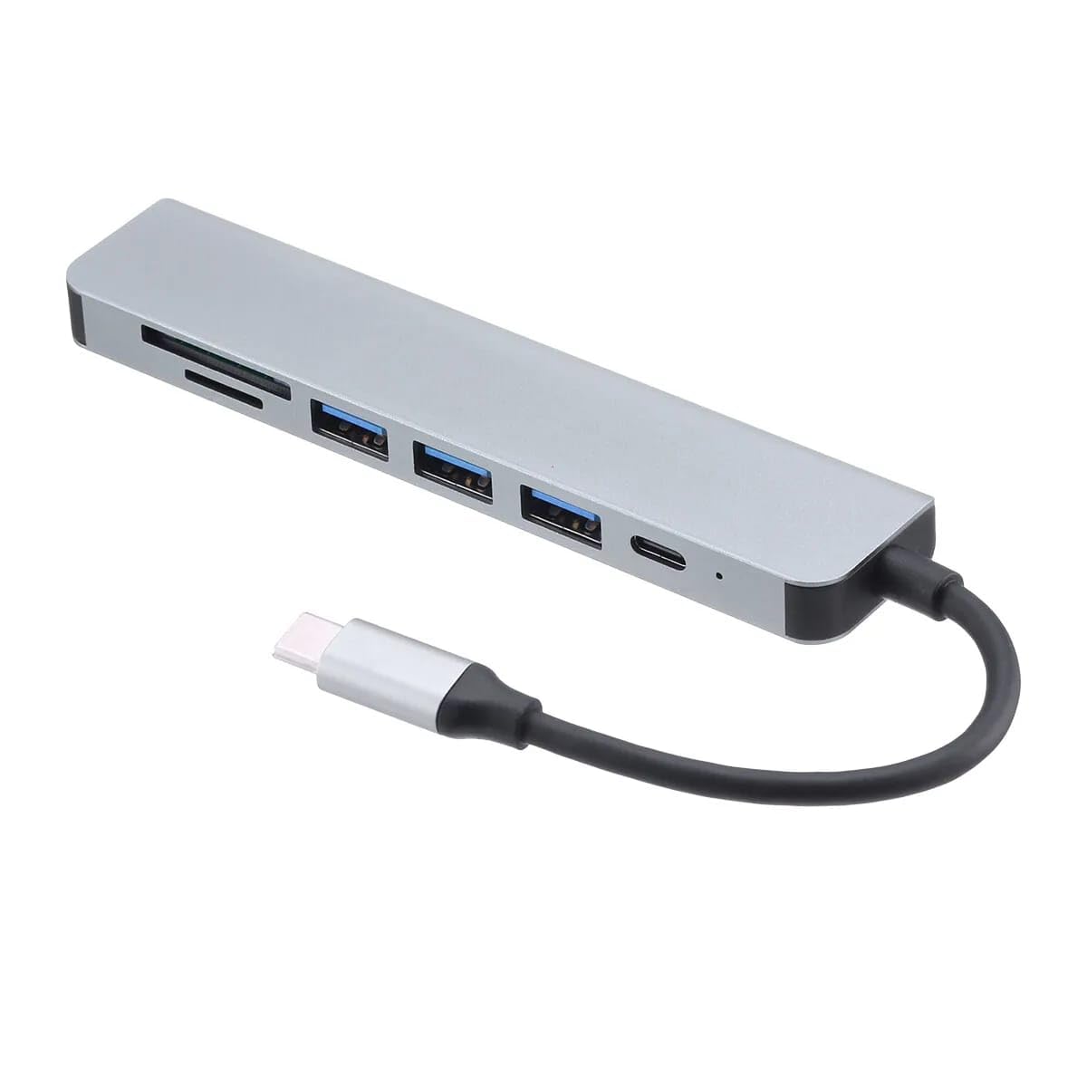 HB Plus 7 in 1 USB-C Type C to USB 3.0 Hub 4K HDMI Multiport Adapter ...