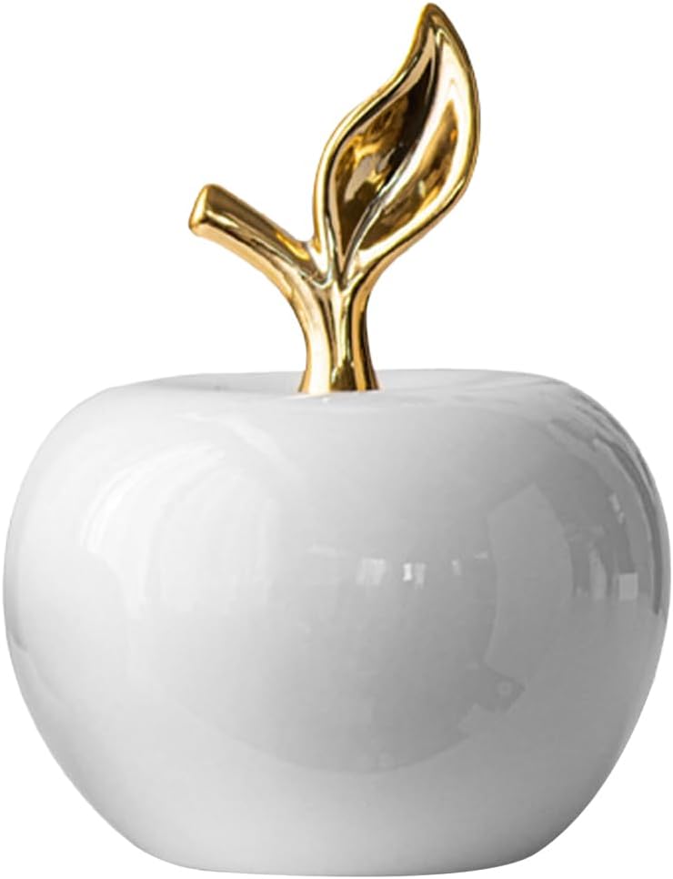 Amazon.com: Ceramic Apple Ornament Home Decor Lovely Apple Decoration ...
