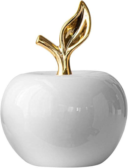 Amazon.com: Ceramic Apple Ornament Home Decor Lovely Apple Decoration ...