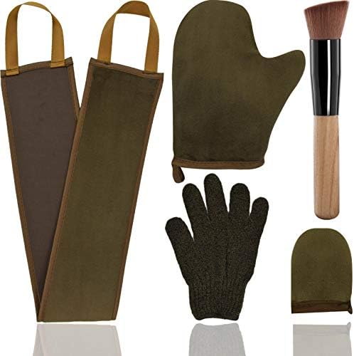 Amazon.com: 5-Piece Self Tanning Mitt Set with Tan Applicator Mitts ...