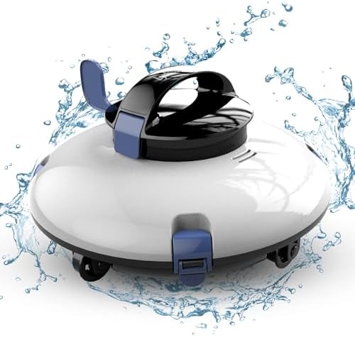 Amazon.com : Grennix Robot Pool Cleaner - Cordless Robotic Pool Vacuum ...