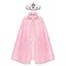 ACWOO Princess Cape for Girls, Colorful Princess Cloak with Crown ...