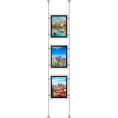 Amazon.com: A4 Landscape Real Estate Window Hanging Display Office Led ...