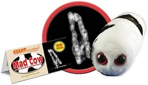 Amazon.com: GIANTmicrobes Mad Cow Plush – Learn About The Brain, Health ...