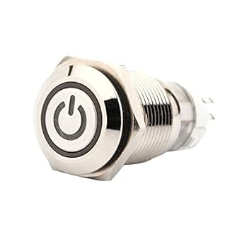 Wedinard Waterproof Push Button Switch, Latching Push Button Switch ...