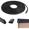 6.5Ft U Channel Rubber Edge Seal Weather Stripping - Insulation Edge ...