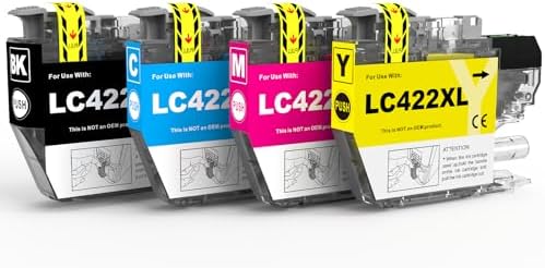 Greenjob LC422 Ink Cartridges Replacement for Brother LC-422 LC-422XL ...