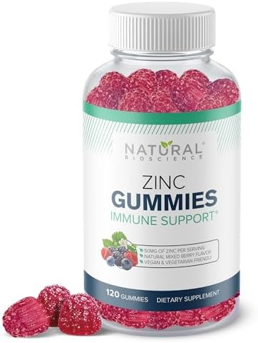 Amazon.com: Zinc Gummies 50mg - Immune Support, Skin Health ...