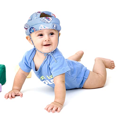 Snapklik.com : Baby Safety Helmet Toddler Head Protection Cap Blue ...