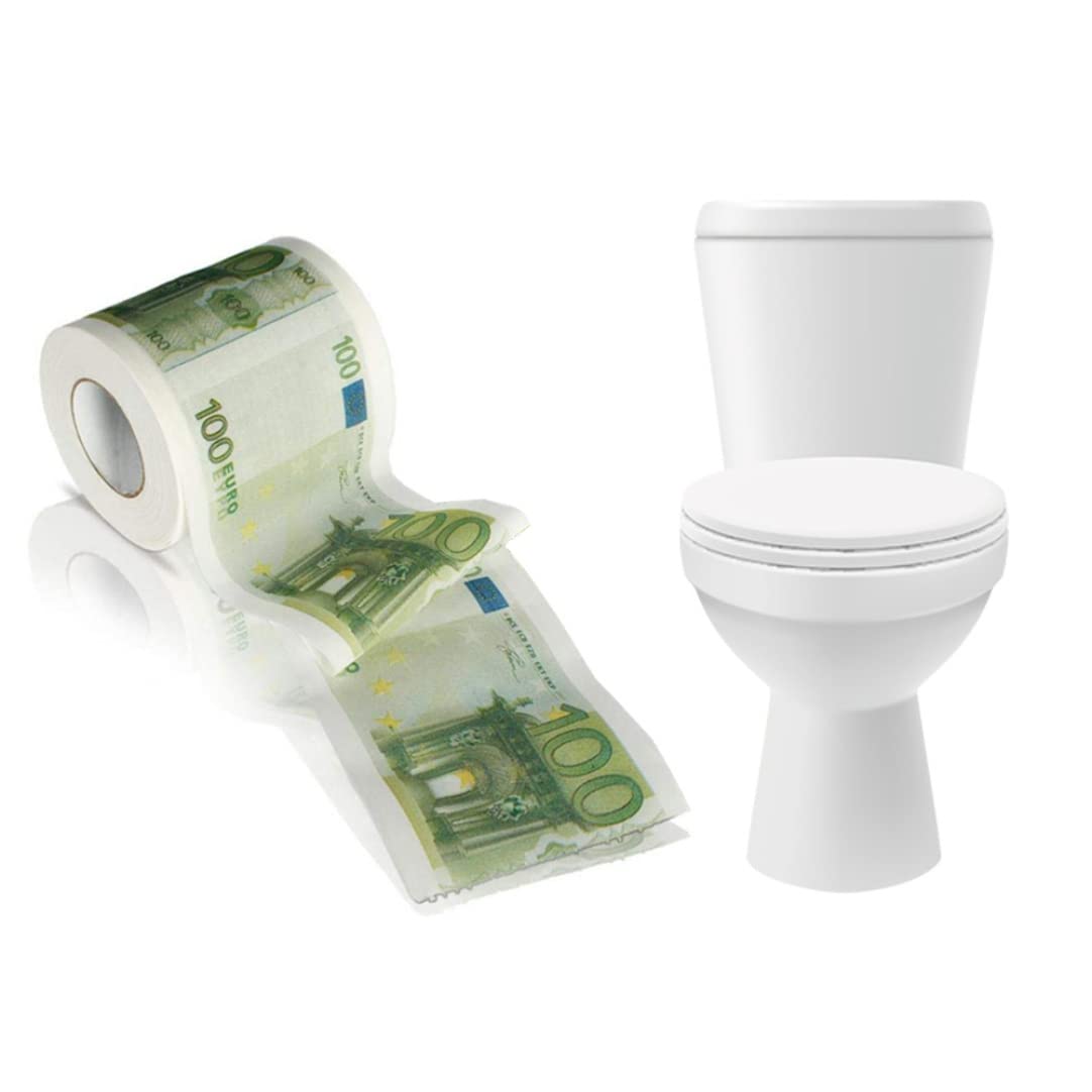 Money Printed Toilet Paper