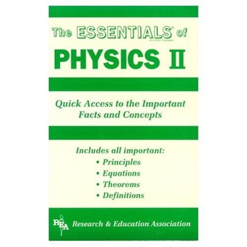 Amazon.com: Physics II Essentials: 9780878916191: Research & Education ...