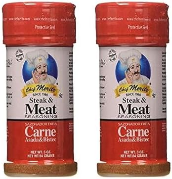 Amazon.com: Chef Merito Carne Asada & Bistec - Condimento para carne y ...