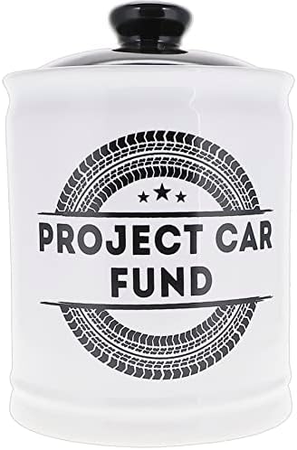 Amazon.com: Racing Fund Piggy Bank - Race Car Ceramic Candy Jar with ...