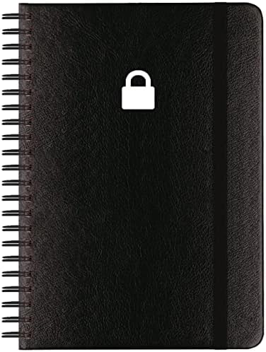 Amazon.com : Nokingo Spiral Password Book with Alphabetical Tabs - 5x7 ...