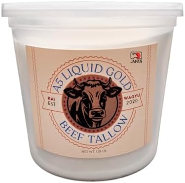 Amazon.com: Pure Organic A5 Wagyu Beef Tallow – Premium A5 Japanese ...