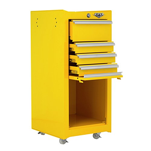 Viper Storage Viper Tool Storage 16-Inch 4-Drawer 18G Steel Rolling ...