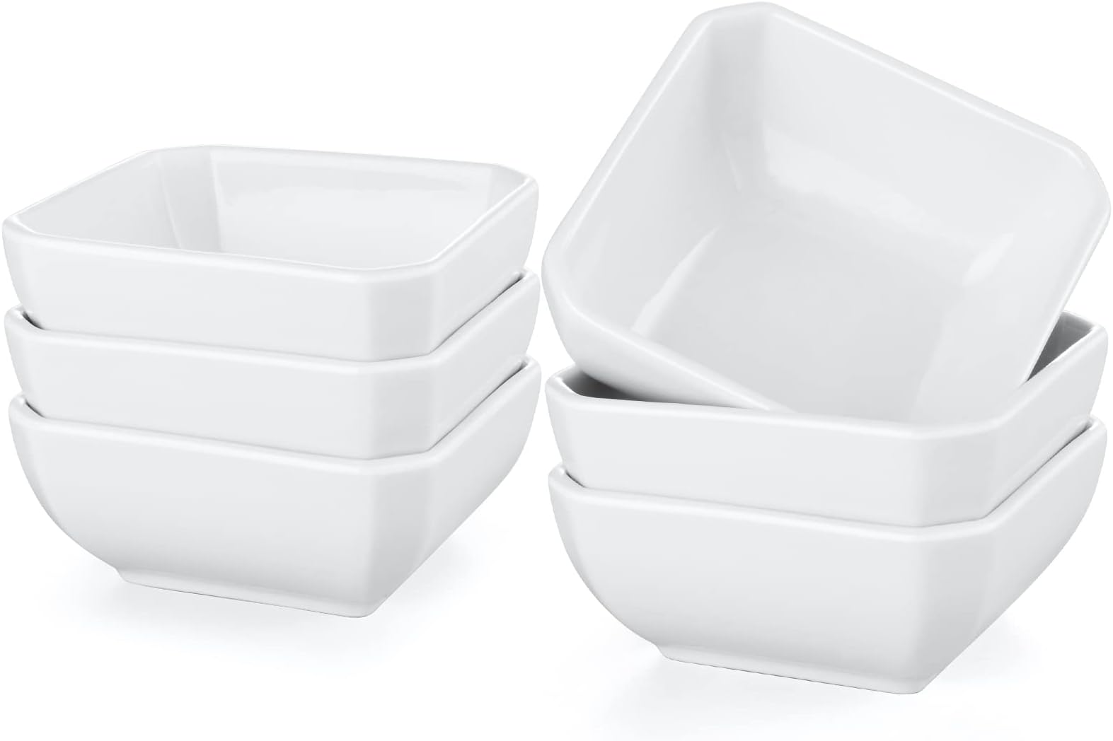 Amazon.com | Mfacoy 6 Pack Soy Sauce Dishes, 3 oz Ceramic Dipping Bowls ...