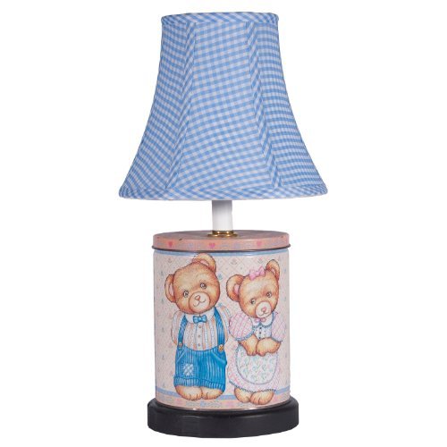 Amazon.com : Teddy Bears Tin Table Lamp : Nursery Lamps : Baby