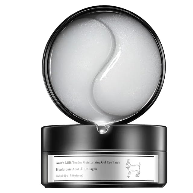 Amazon.com : DETVFO Goat's Milk Under Eye Hydrogel Mask with Hyaluronic ...