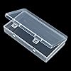 Amazon.com: LJY 12 Pieces Rectangular Empty Mini Clear Plastic ...