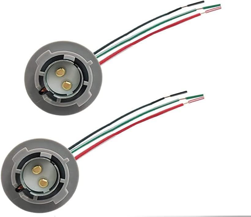 Amazon.com: Hbxdeco 2PCS 1157 LED Bulb Socket Plug, 2057 2357 7528 ...