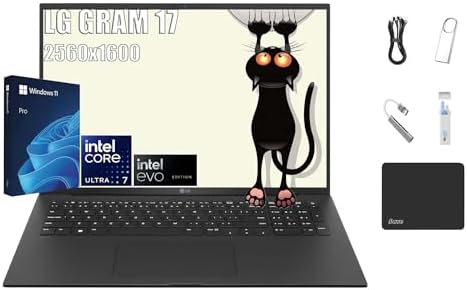 Amazon.com: LG gram 17 inch Lightweight Business AI PC Laptop, WQXGA ...