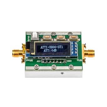 DYKB 1MHZ-3800MHz RF Digital Programmable RF Attenuator 0-31DB Adjustable Step 1dB PC Software ...